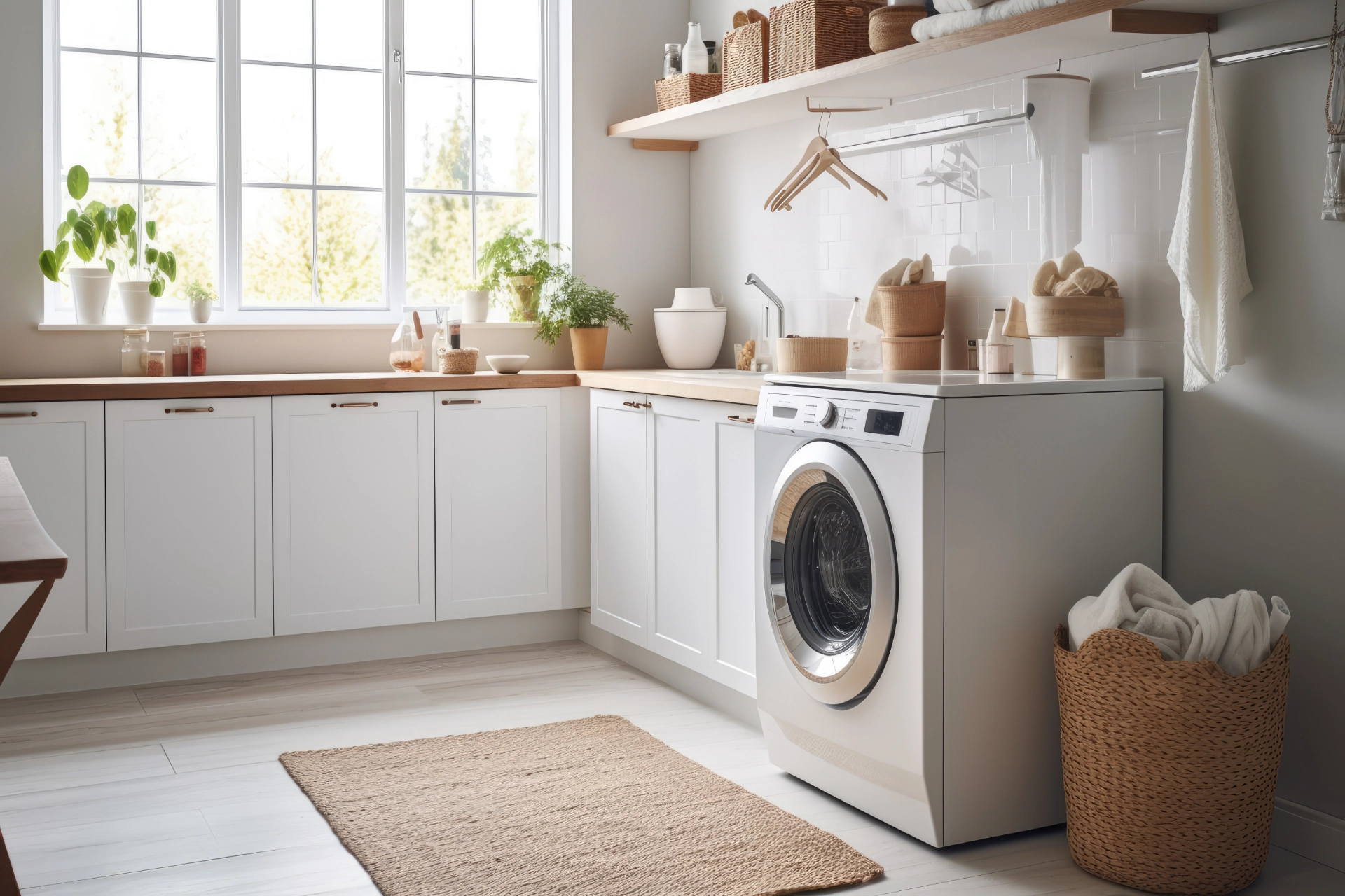 Buffalo Residential Epoxy Laundry Room Floor | Concrete Epoxy